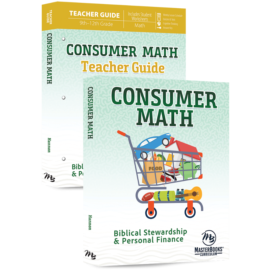 Master BooksGrade 9-12Consumer Maths(Set) - CES Books